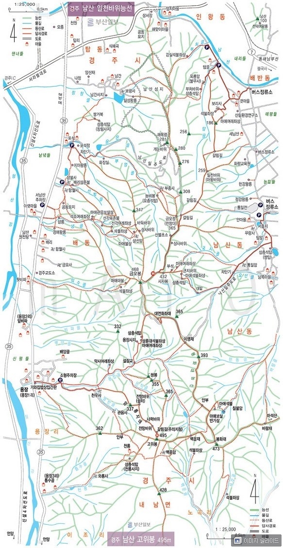 경북 경주시 주요 산 등산지도 남산 토함산 단석산 오봉산 구미산 함월산 동대봉산 도덕산 자도봉어 등 네이버 블로그