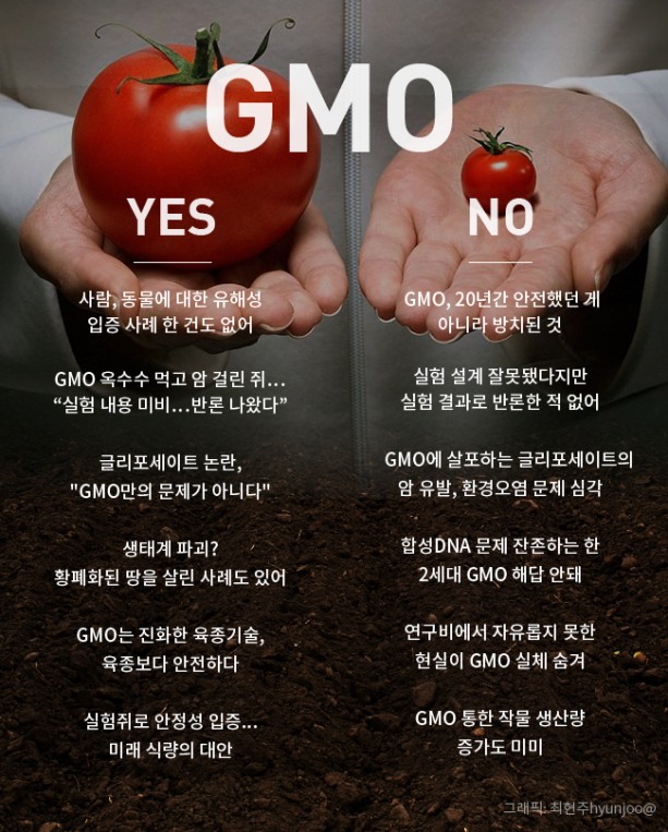 식량 혁명 Vs 밥상 위 살균제gmo문제점 그 끝없는 논란 감자박사 임영석임학태 네이버 블로그