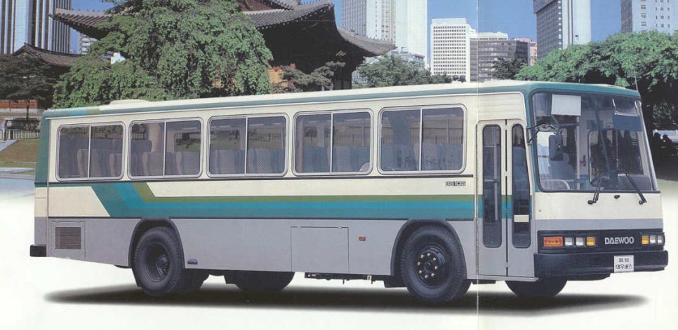 한때 시대를 풍미했던, 대우 버스 BS105 [2] 1986-1996 Daewoo BS105 : 네이버 블로그