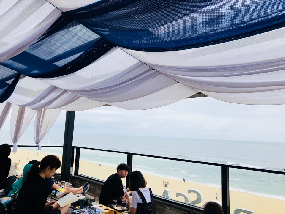 강릉 안목해변 카페 보사노바 루프탑 오션뷰 네이버 블로그