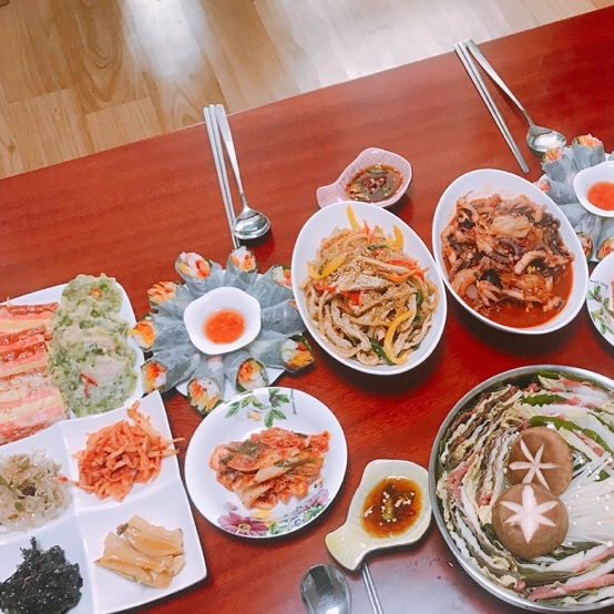 시어머님 환갑 생신상차림상차림메뉴 현수막 앙금떡케이크 선물 준비 네이버 블로그