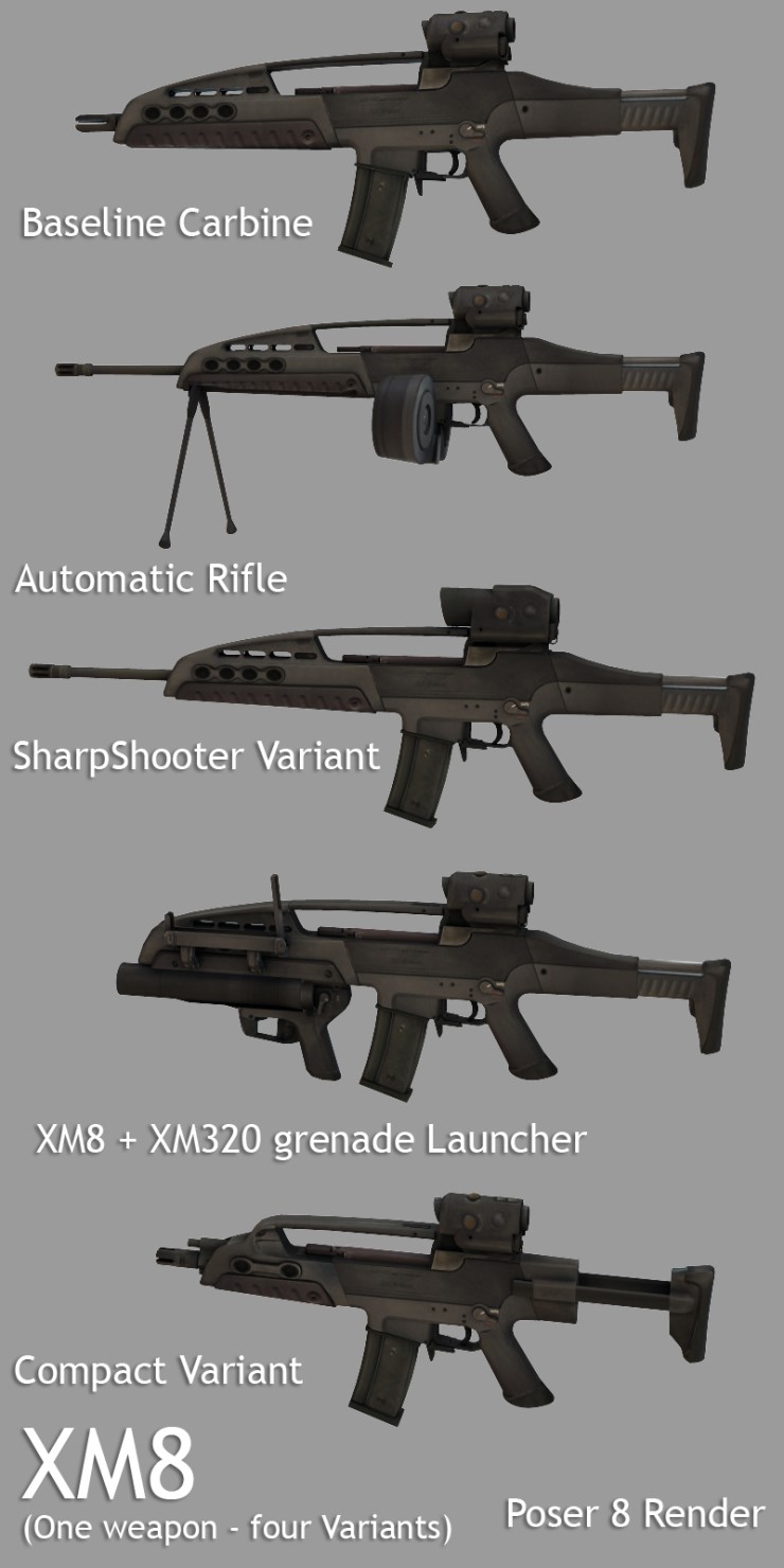 미래의 미군 제식소총이 될 뻔한 비운의 소총. Heckler& Koch (헤클러 앤 코흐)사 XM8 돌격소총 리뷰 : 네이버 블로그